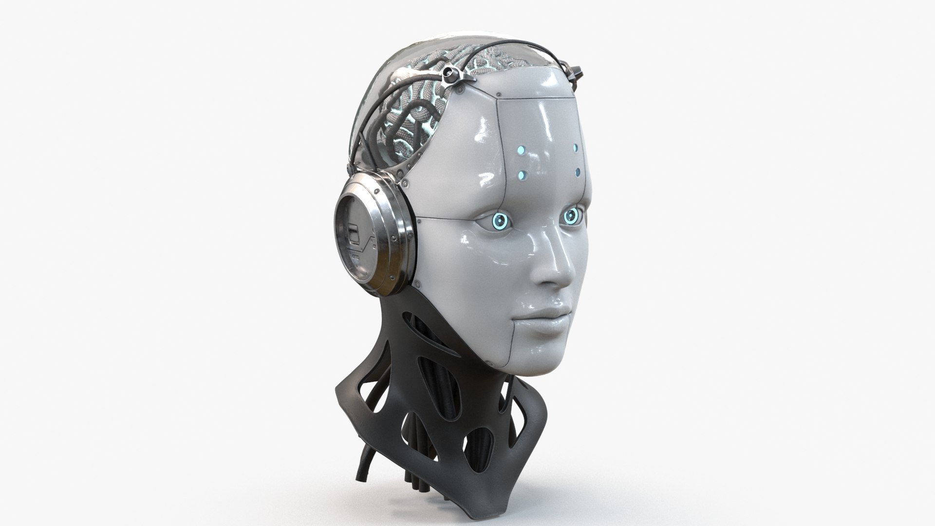 3D Android Robot Head model - TurboSquid 2123196