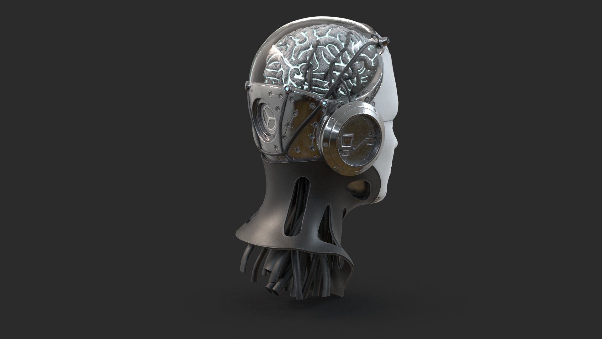 3D Android Robot Head model - TurboSquid 2123196