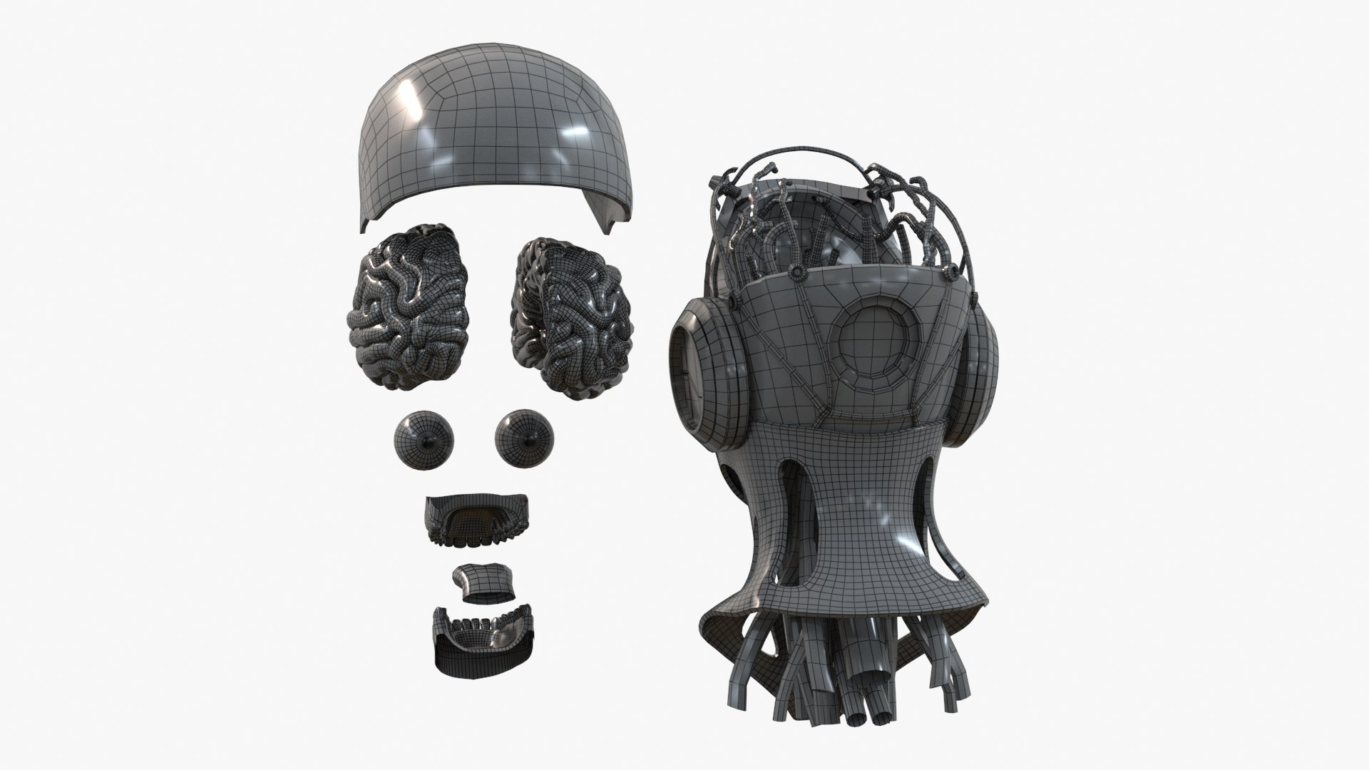 3D Android Robot Head model - TurboSquid 2123196