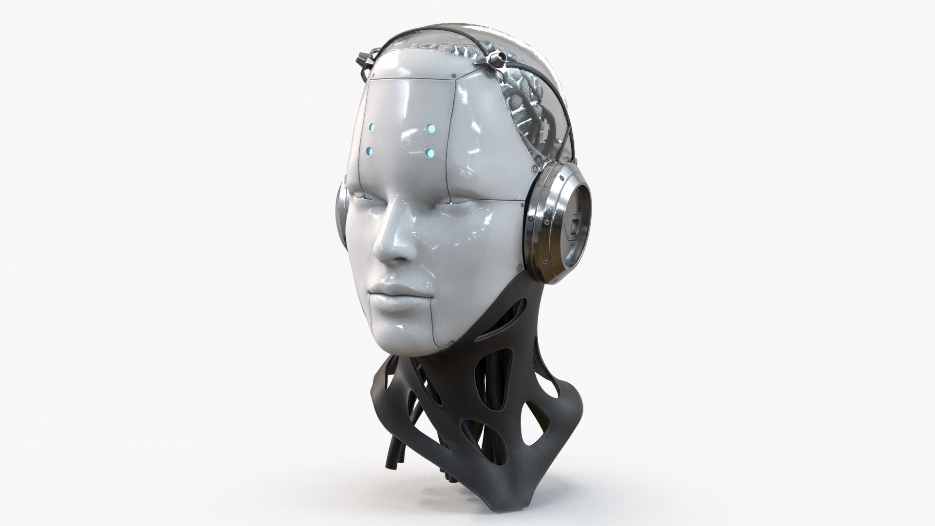3D Android Robot Head model - TurboSquid 2123196