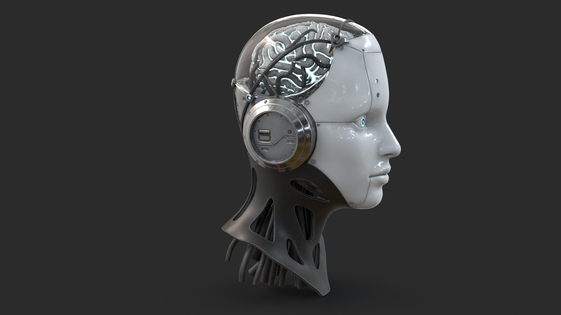 3D Android Robot Head model - TurboSquid 2123196