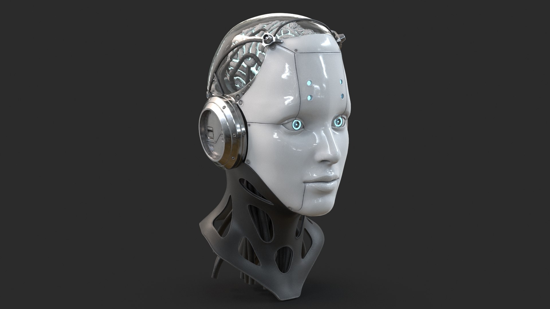 3D Android Robot Head model - TurboSquid 2123196