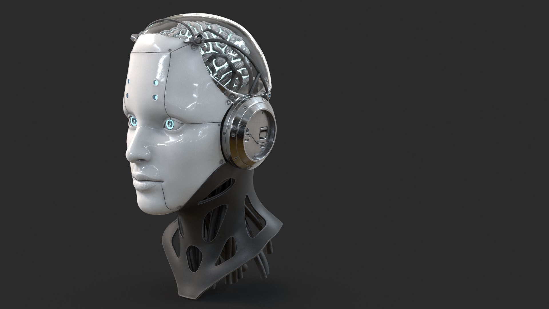 3D Android Robot Head model - TurboSquid 2123196