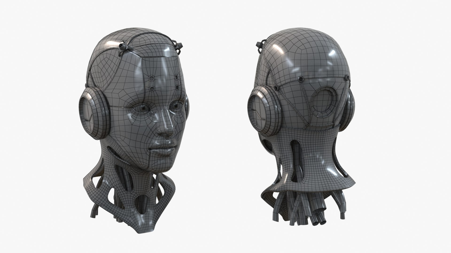 3D Android Robot Head model - TurboSquid 2123196