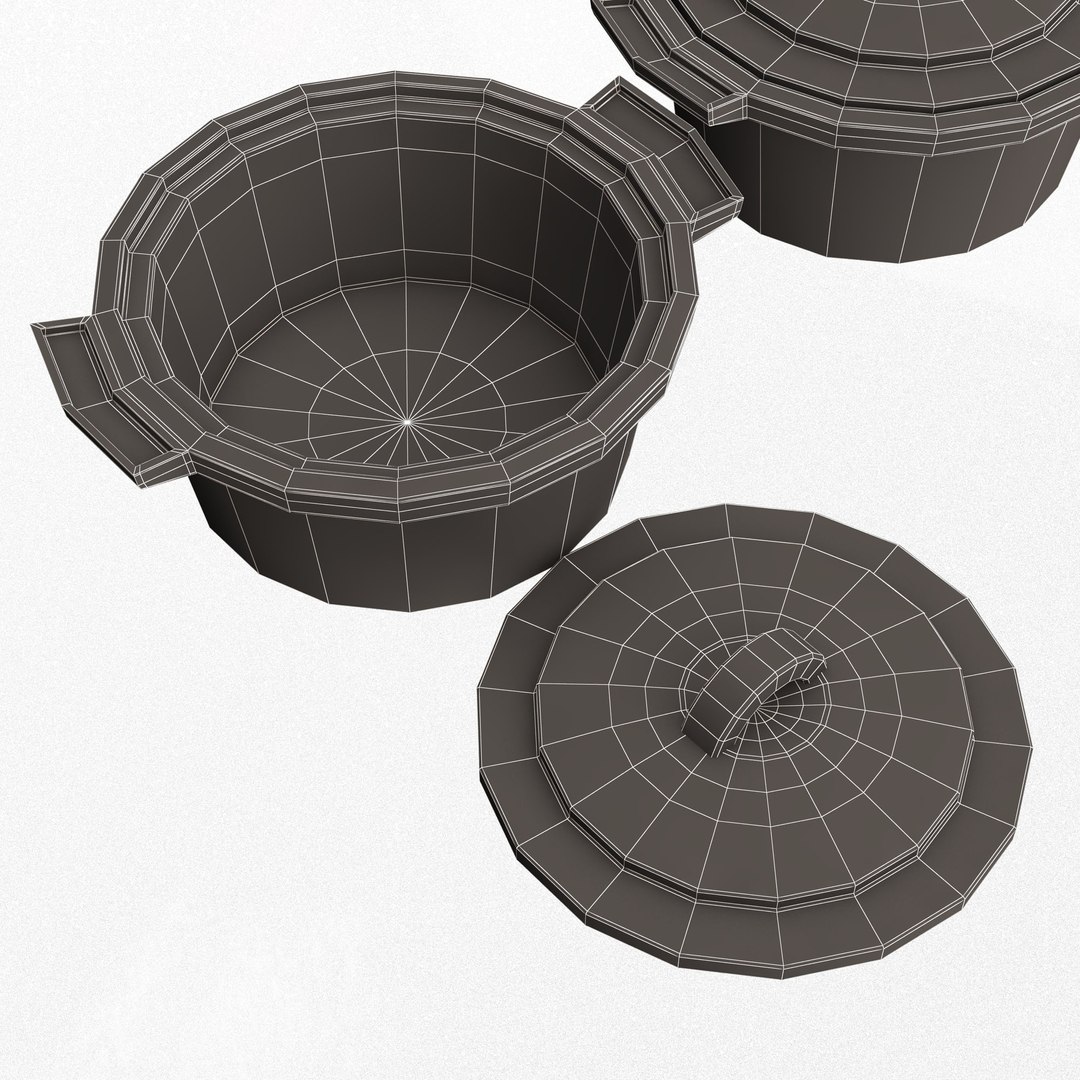 Cooking Pot Model - TurboSquid 2324544
