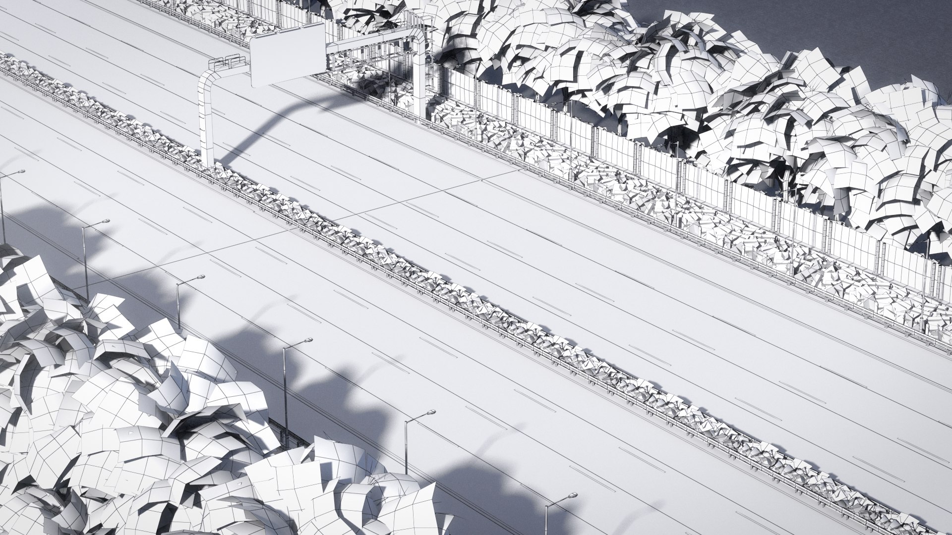 City Highway 3D Model - TurboSquid 2221931