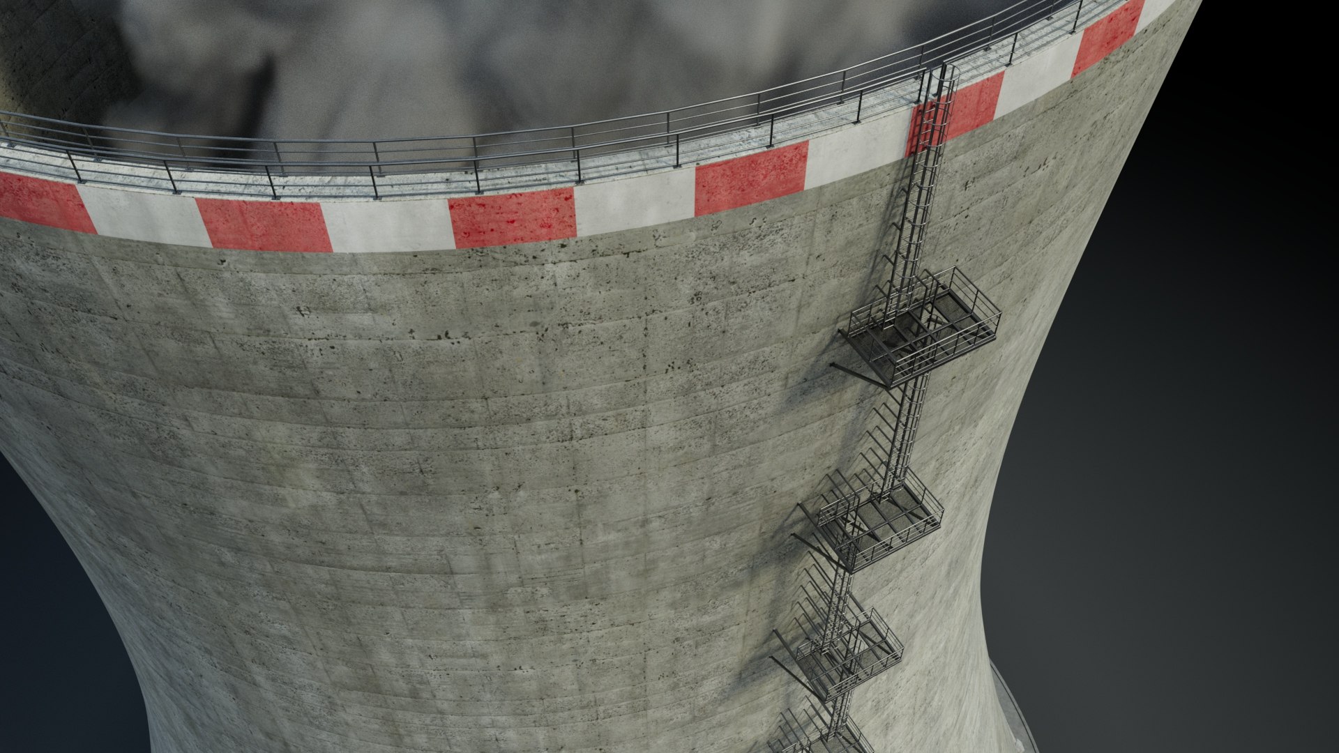 Cooling Tower With Animated 3d Vapour 3D - TurboSquid 2253324