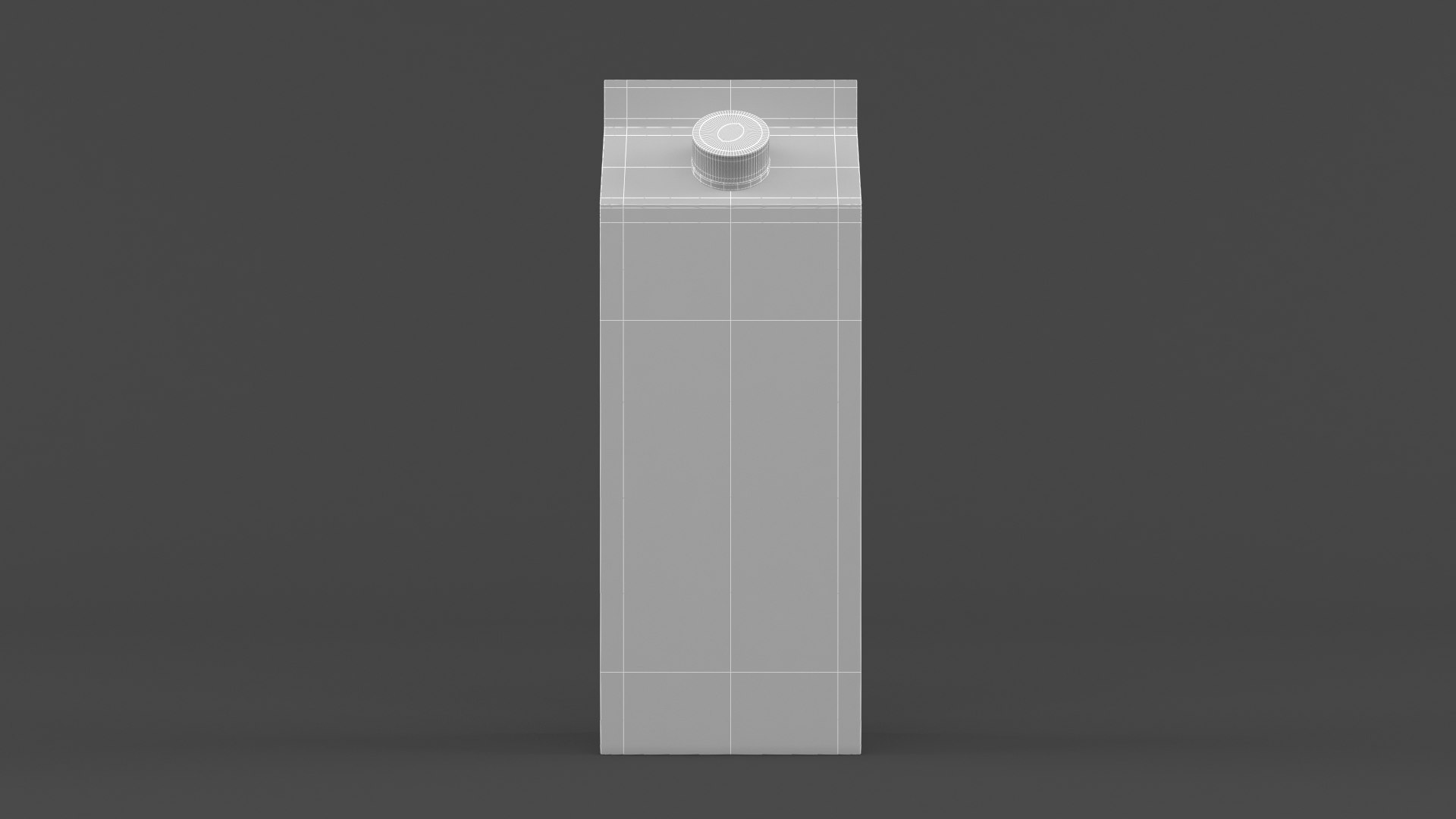 Milk Box With Glass 3D - TurboSquid 2168345
