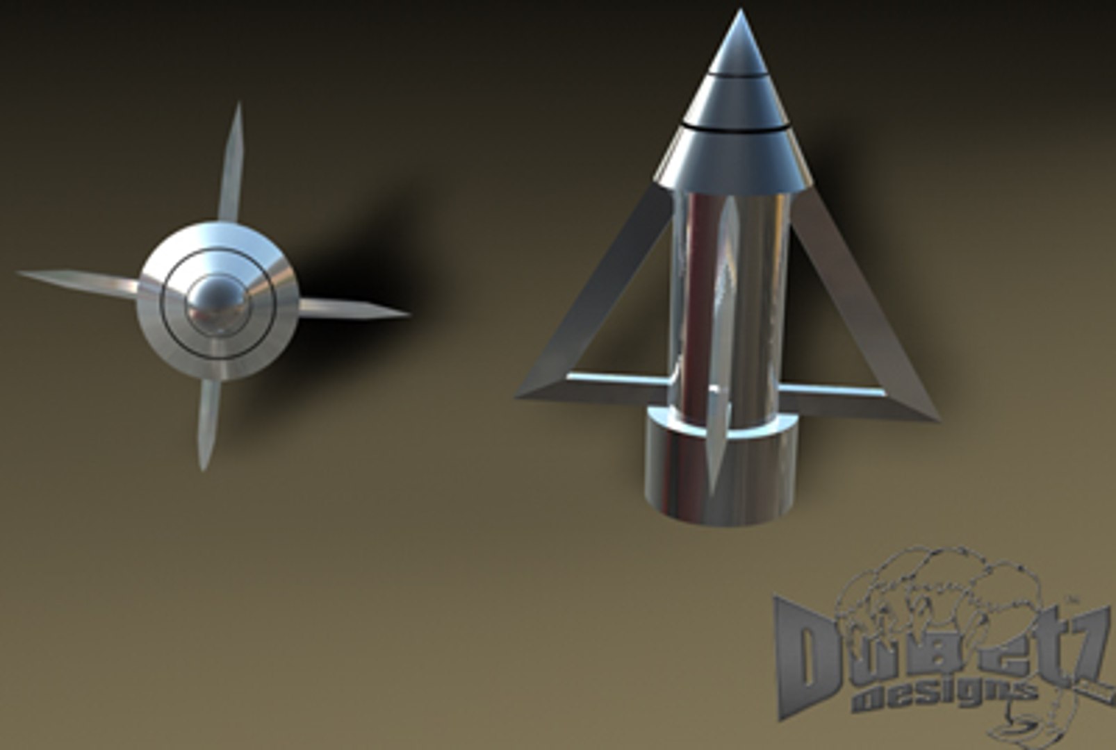 Set Arrow 1 Bows 3d Dxf