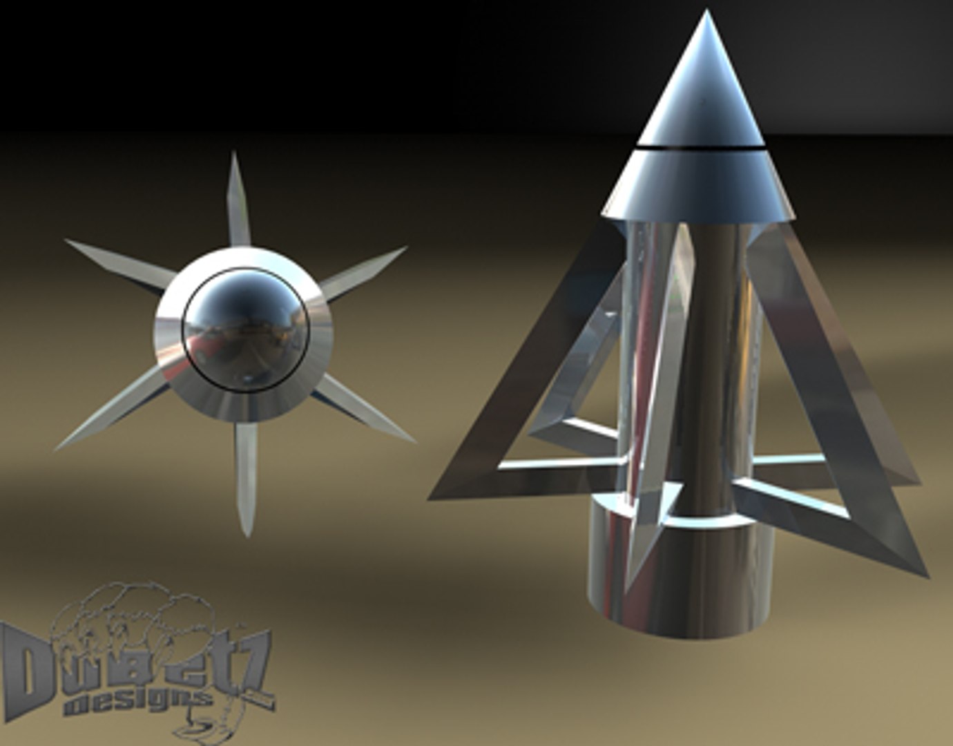 Set Arrow 1 Bows 3d Dxf