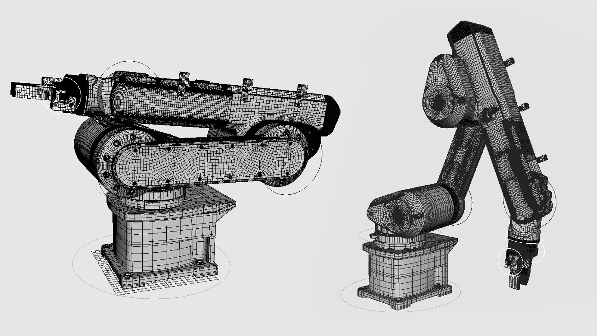 Robotic Arm Articulated 6 Axis Rigged Keyshot 3D - TurboSquid 2119486