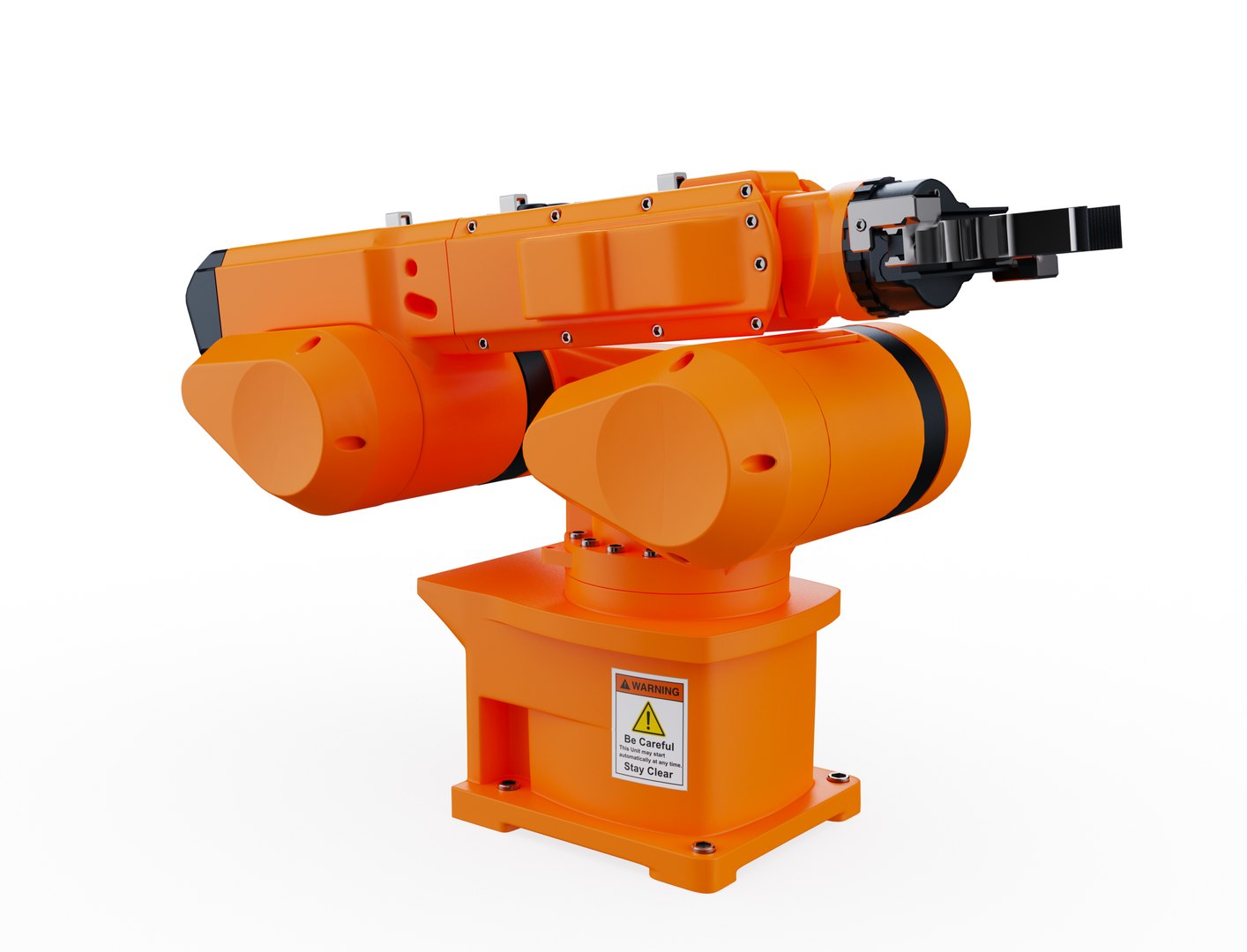 Robotic Arm Articulated 6 Axis Rigged Keyshot 3D - TurboSquid 2119486