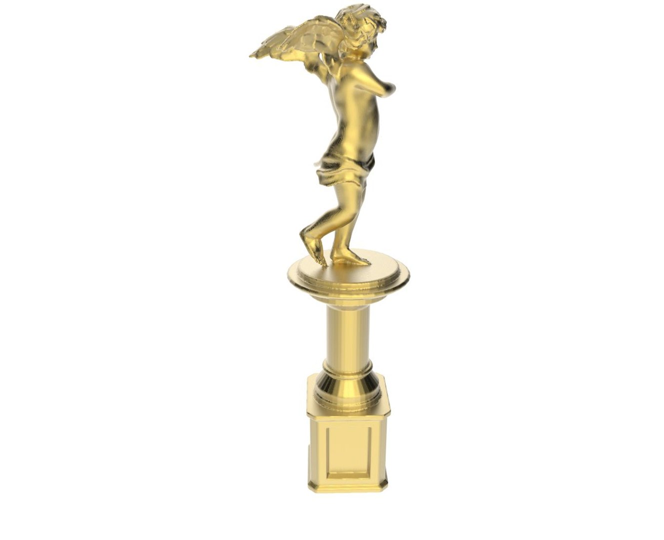3d Model Cupidon Statue Scan