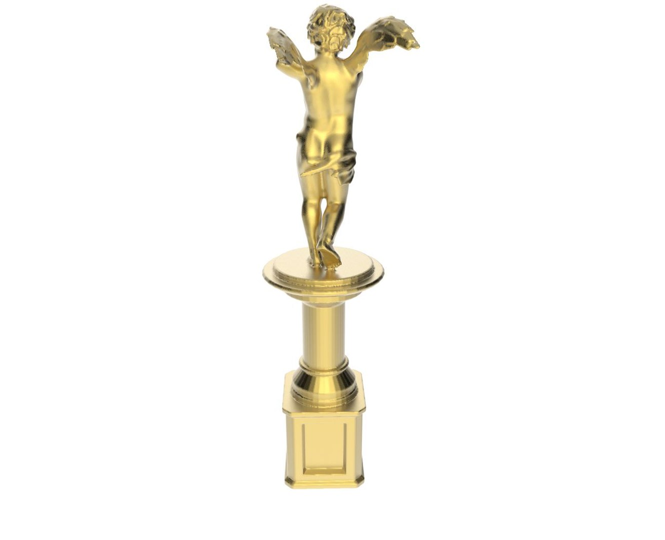 3d Model Cupidon Statue Scan