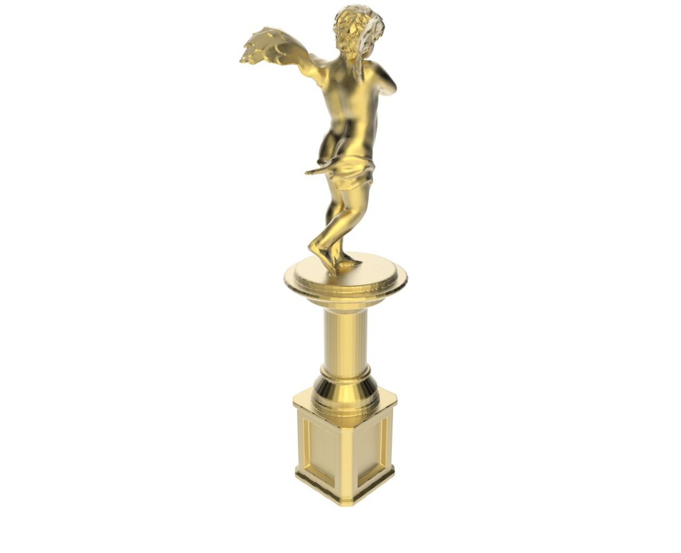 3d Model Cupidon Statue Scan