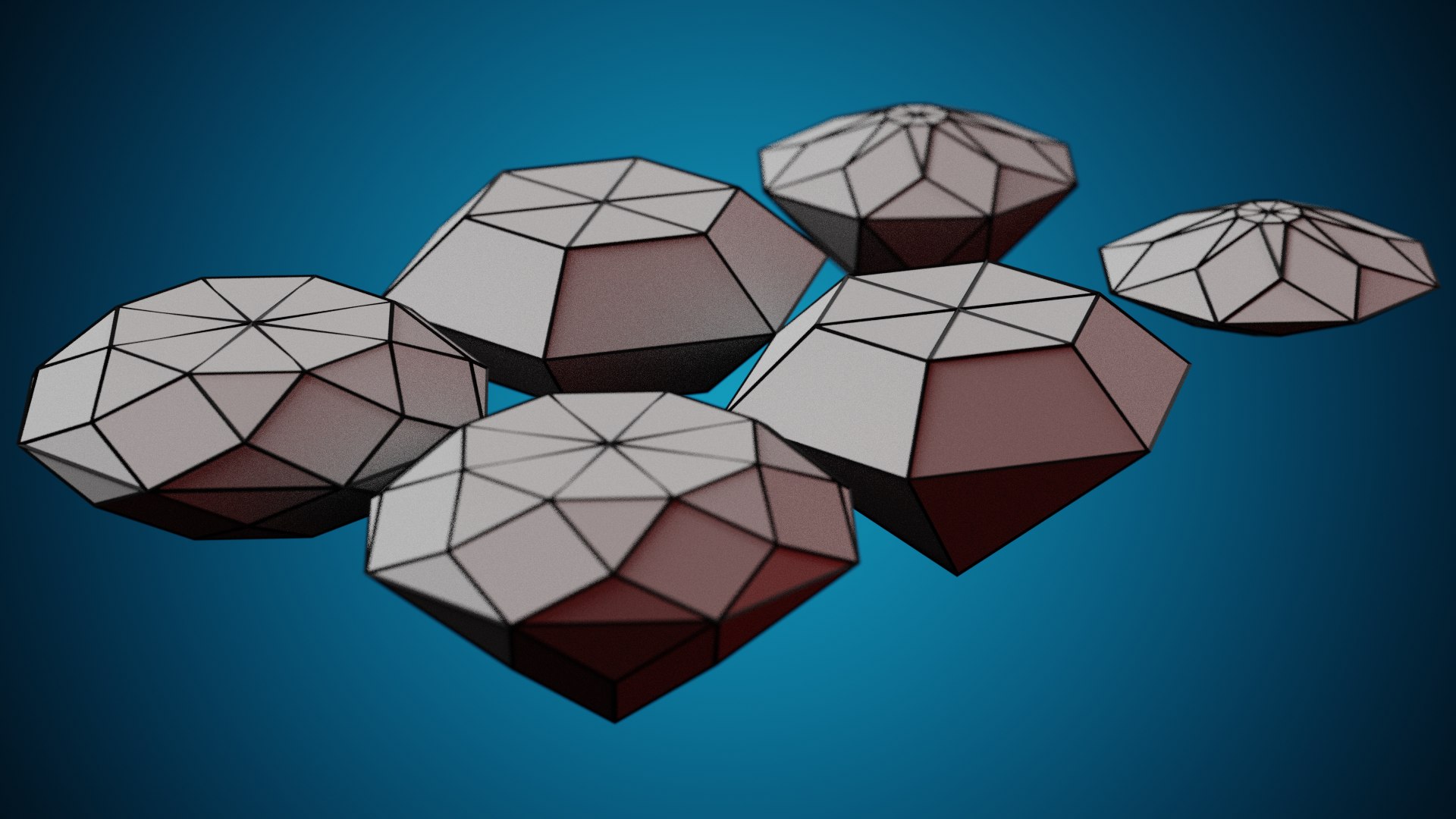 3D Model 6 Gems Diamond - TurboSquid 1585959