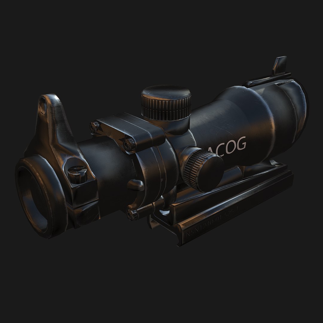 Optical Sight Acog 3d Max