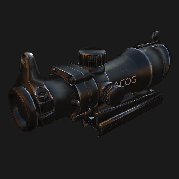 3D модель Оптический прицел ACOG - TurboSquid 1012873