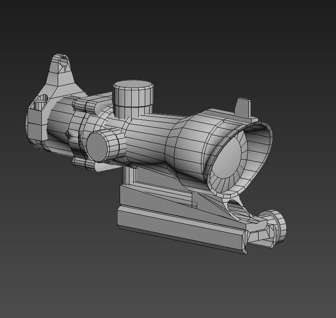 Optical Sight Acog 3d Max