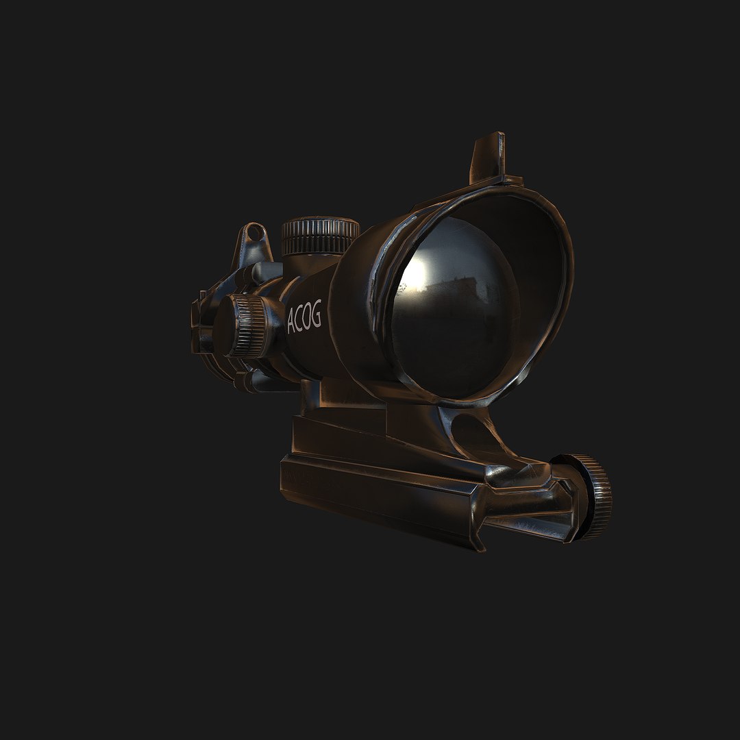 Optical Sight Acog 3d Max