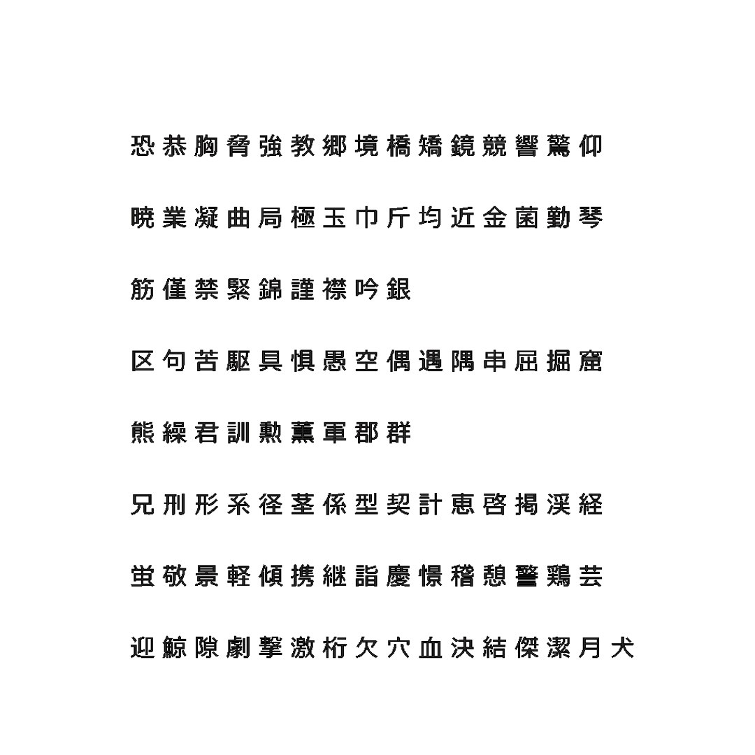 3D model chinese meiryo font set5 - TurboSquid 1161523