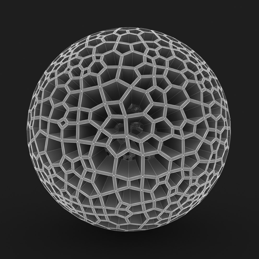 3d model voronoi sphere