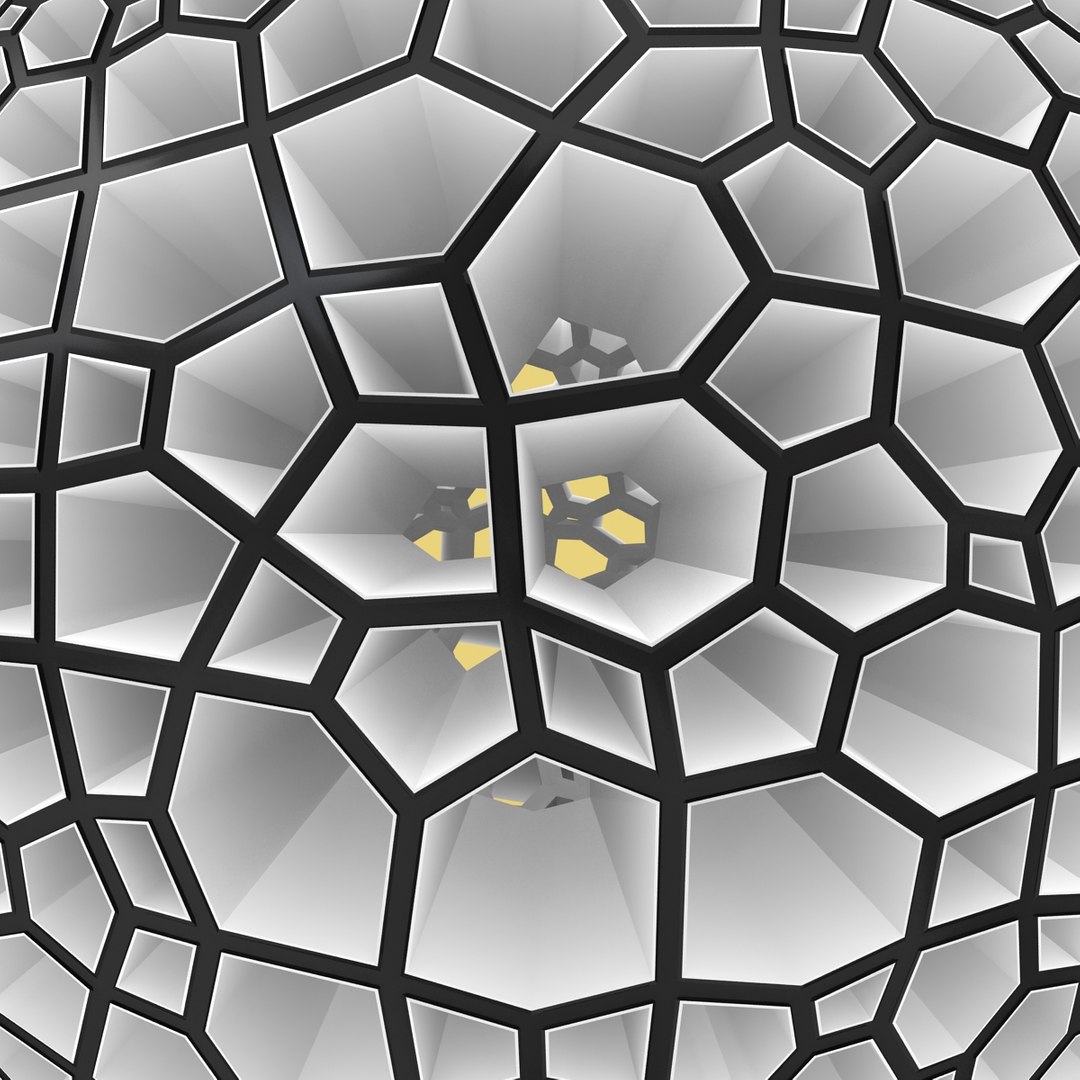 3d model voronoi sphere