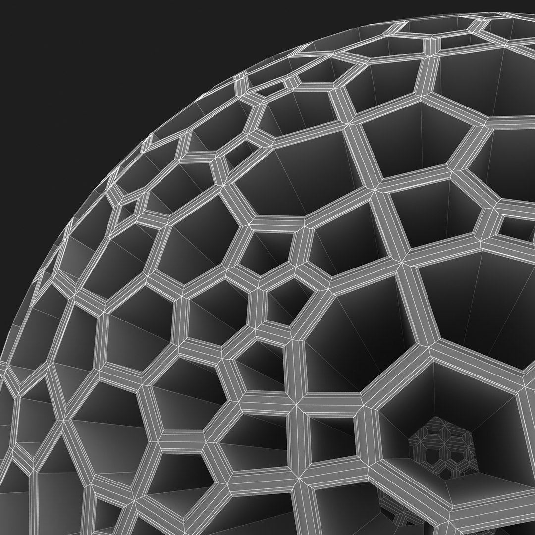 3d model voronoi sphere