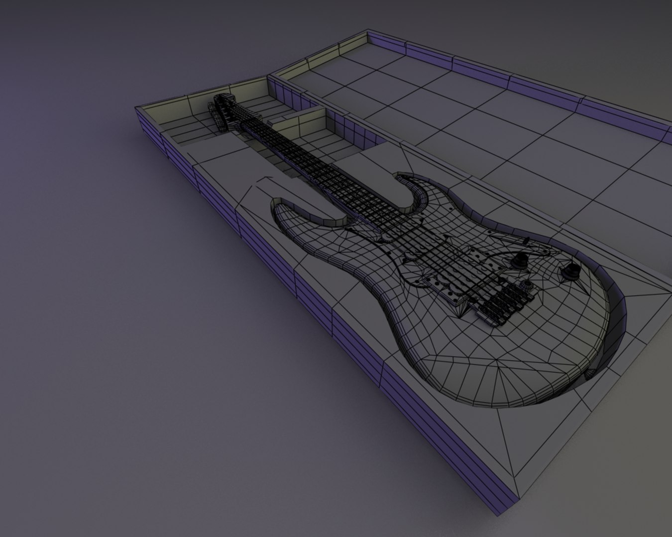 Guitar Case 3d Model