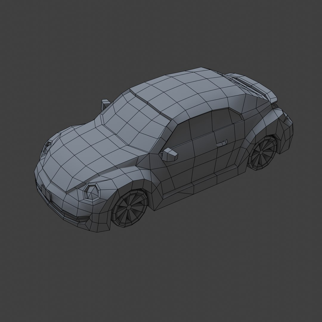 Low-Poly Car Model - Ready for Animation 3D model - TurboSquid 1745961