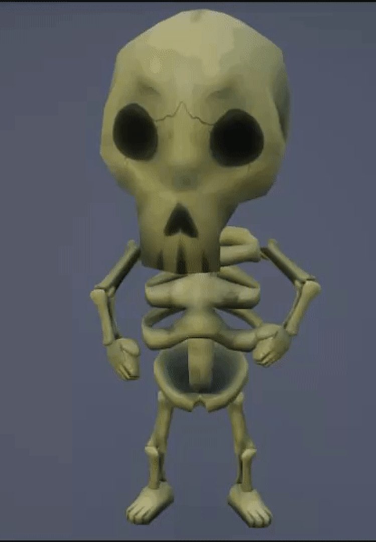 3D Model Small Skeleton - TurboSquid 1229290