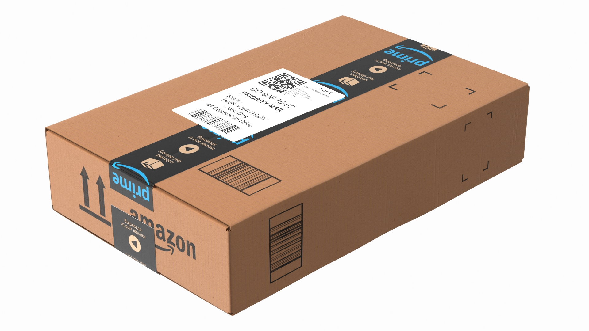 Amazon Parcels Box 41x26x10 3D model - TurboSquid 1903039
