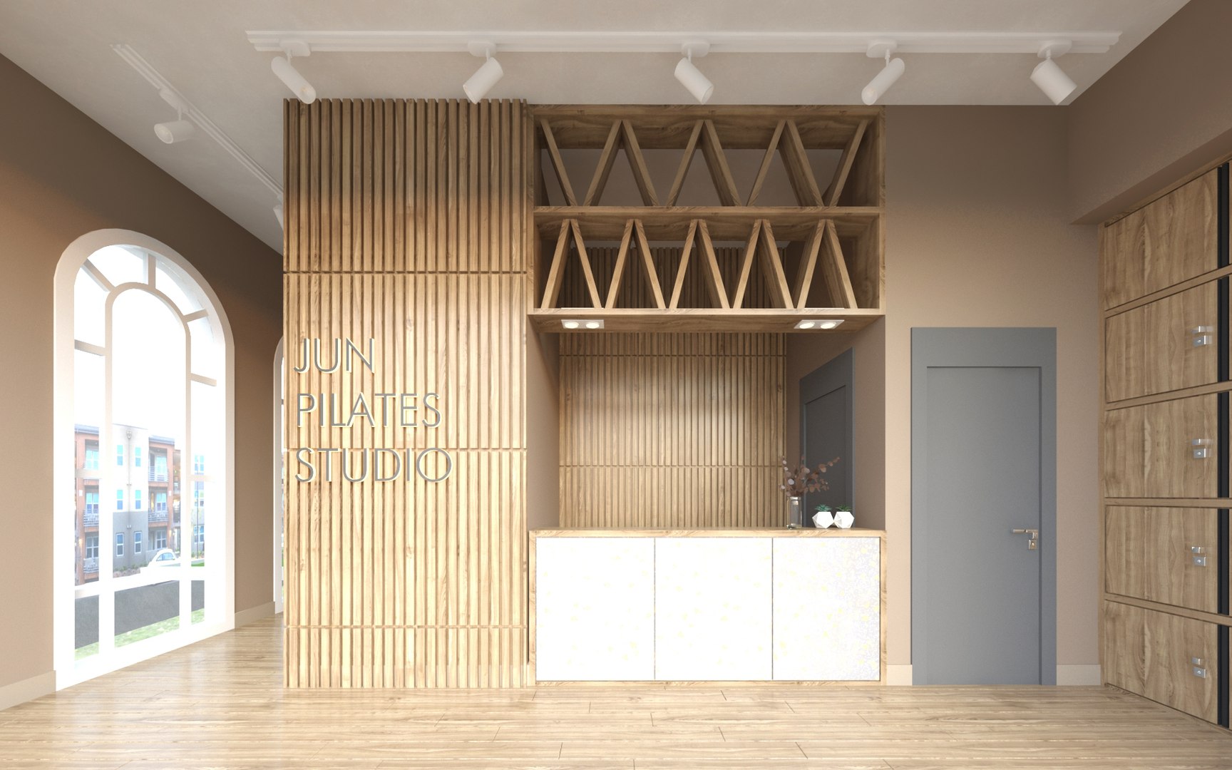 Pilates Reformer Studio Interior 3D Model - TurboSquid 1955494