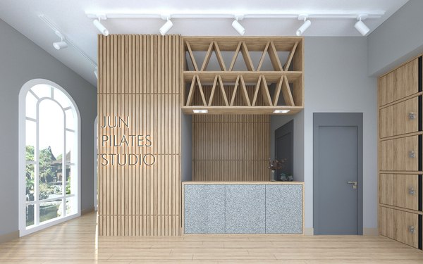 Pilates Reformer Studio Interior 3D model - TurboSquid 1955494