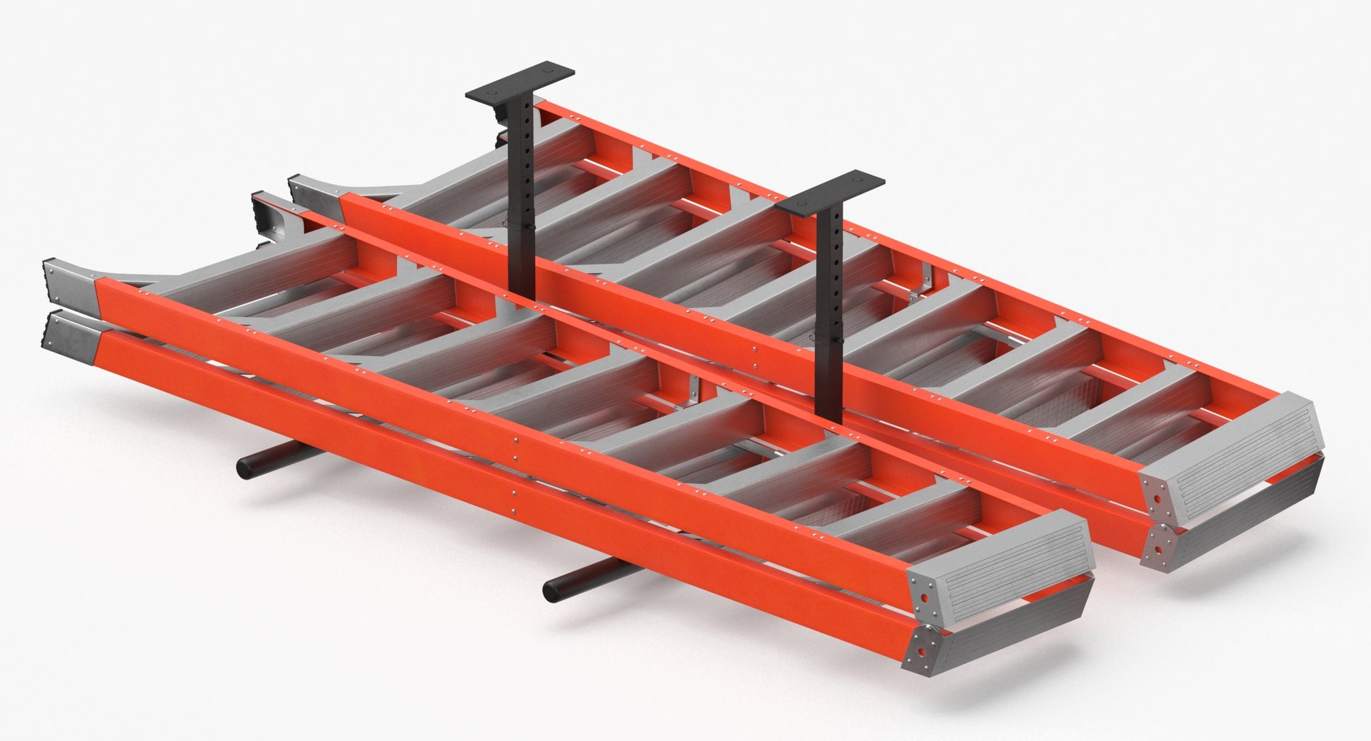 3D Ladder Storage 01 Tall Ladder Clean And Dirty - TurboSquid 2144604