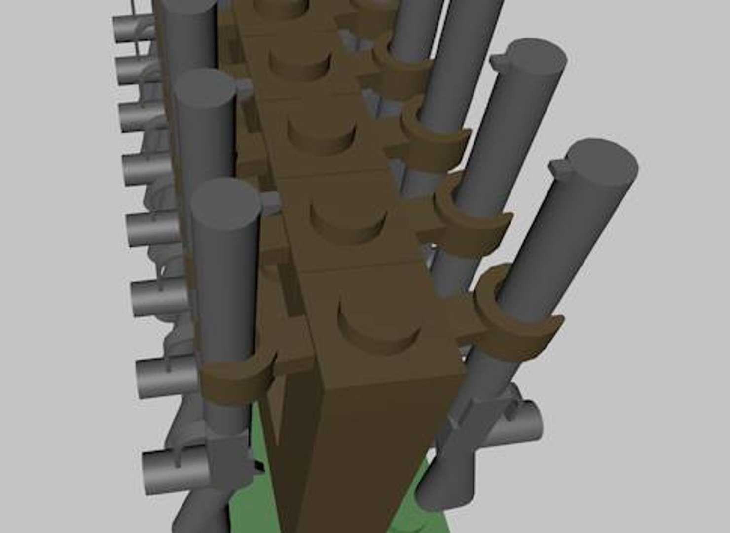 Lego Rack Guns Rifle 3d Model