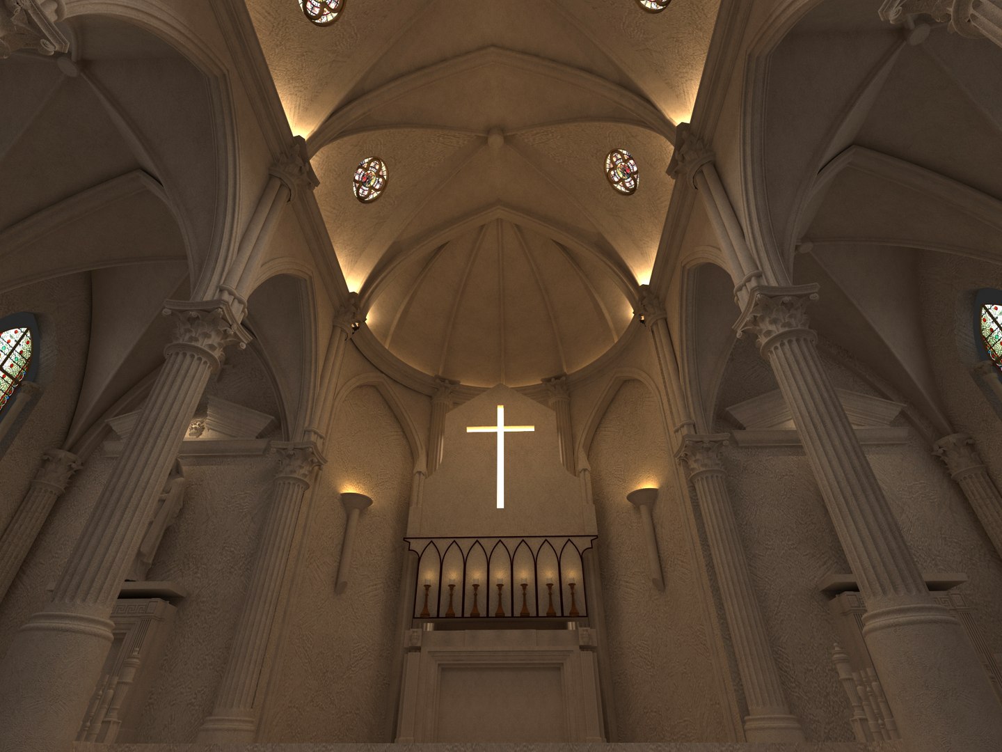 Church Interior 07 3D - TurboSquid 2000819