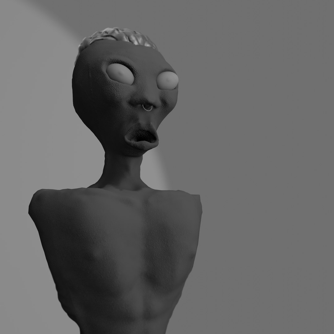 Humanoid Alien 3D Model - TurboSquid 1533561