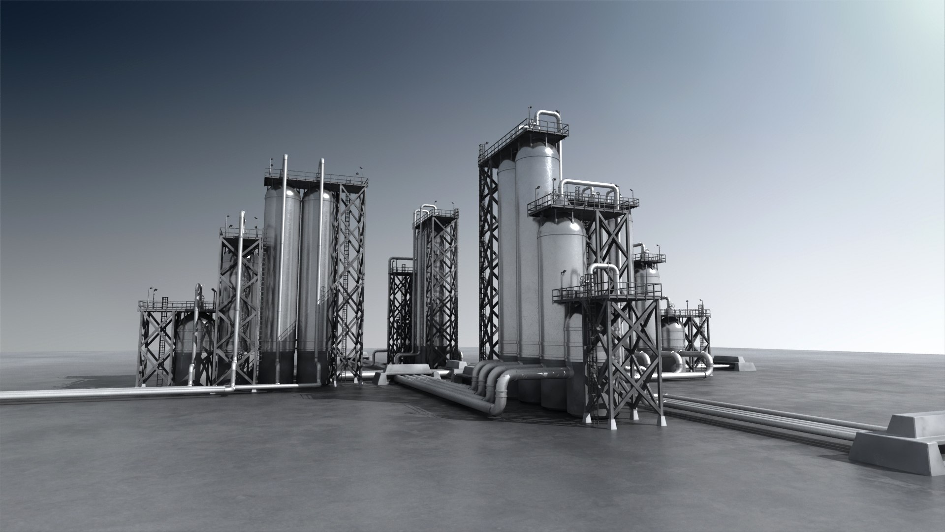 3D Model Metal Refinery Part 03 - TurboSquid 2049284