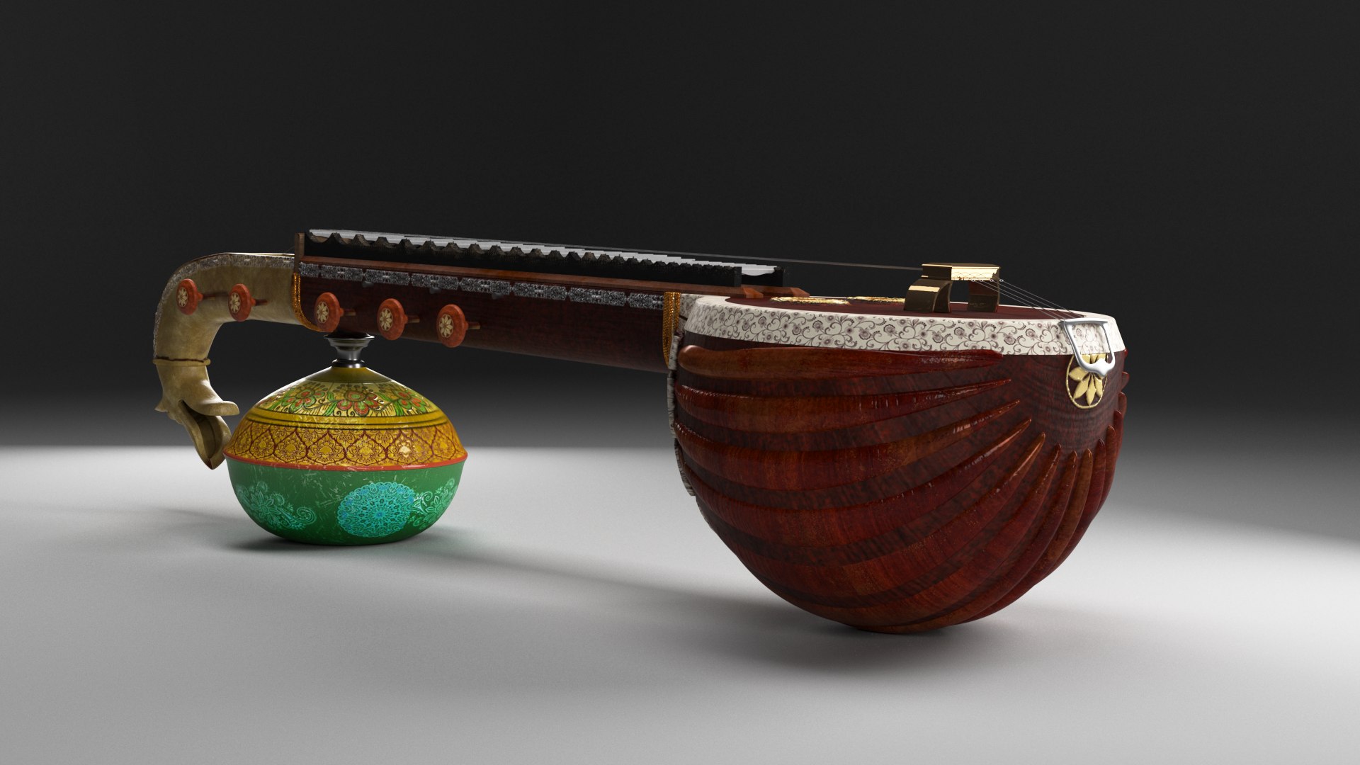 3D Veena Model - TurboSquid 1775558