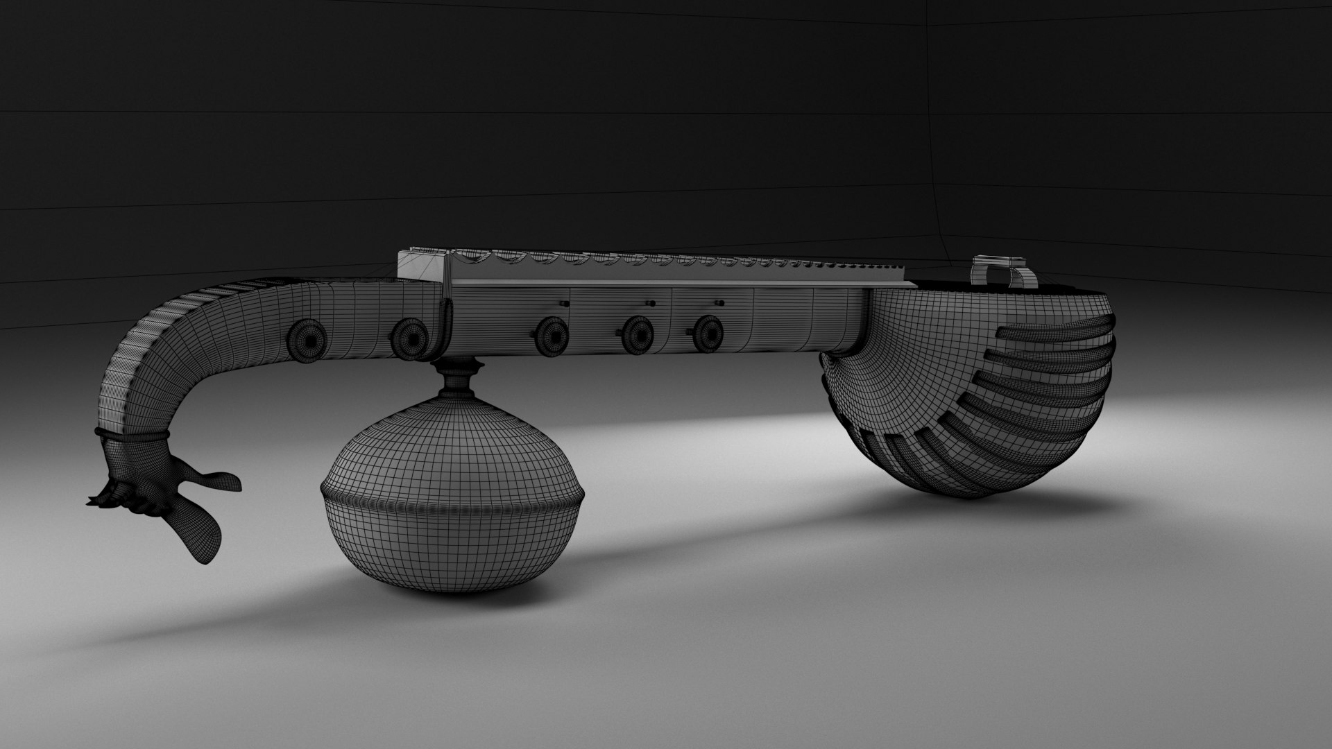 3D Veena Model - TurboSquid 1775558