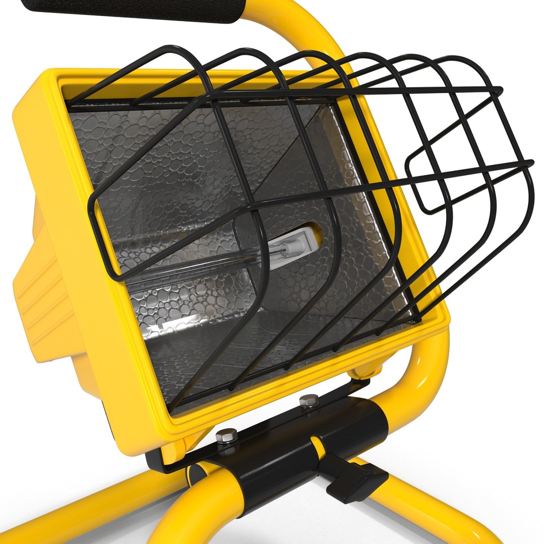 Halogen Work Light Bayco 3d Model