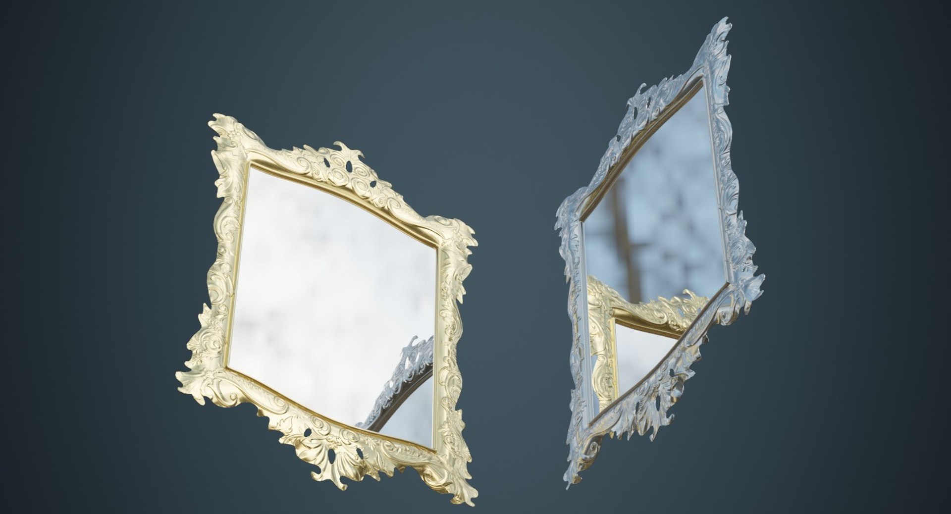 3D Mirror 1a - TurboSquid 1482640