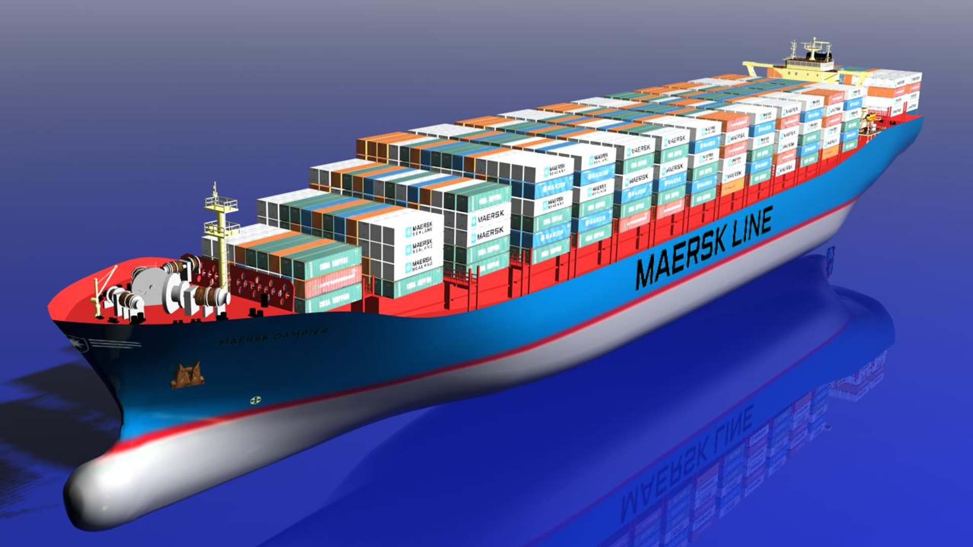 3d Model Maersk Dampier