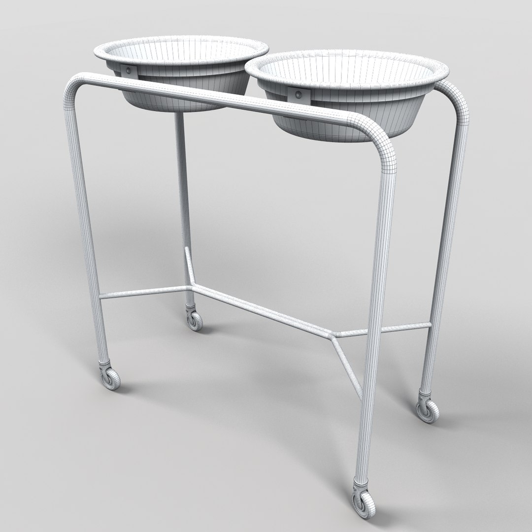 Surgical Basin Stand 3d Model