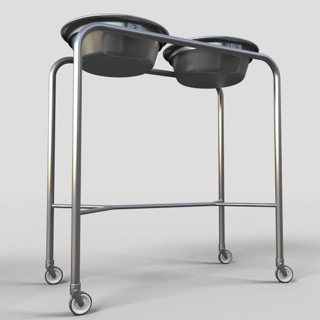 Surgical Basin Stand 3d Model