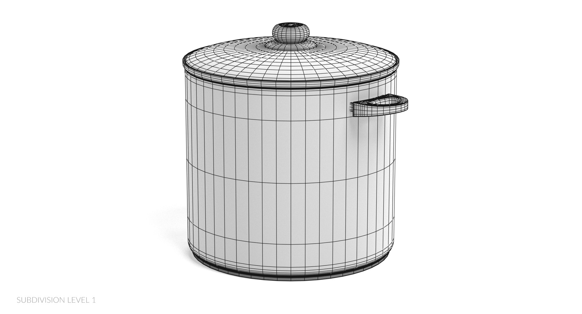 Cooking Pot 3D Model - TurboSquid 1363349