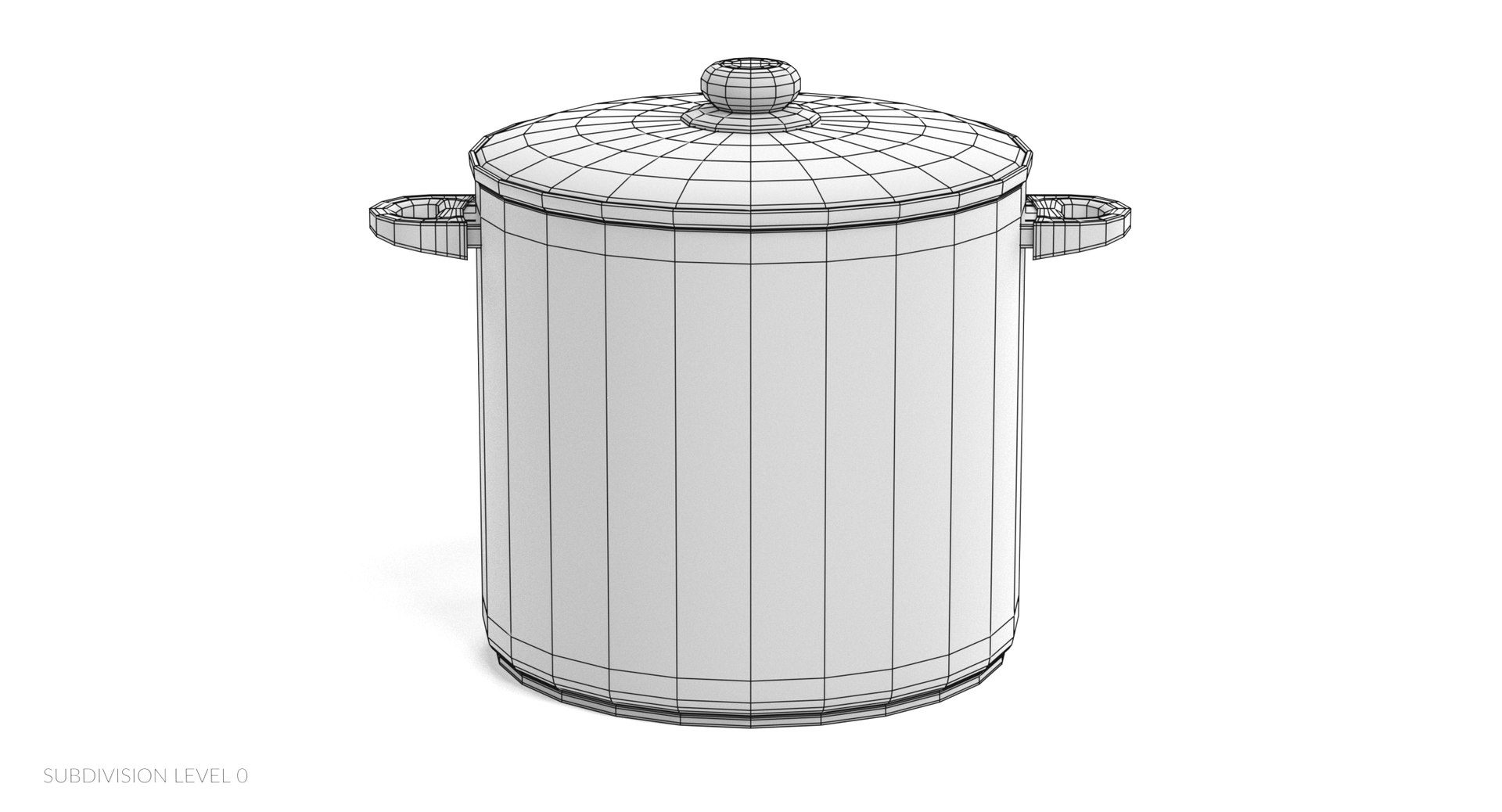 Cooking Pot 3D Model - TurboSquid 1363349