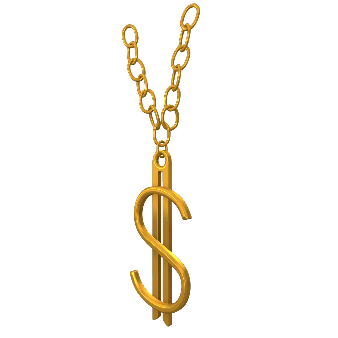 Dollar Chain 3d Model