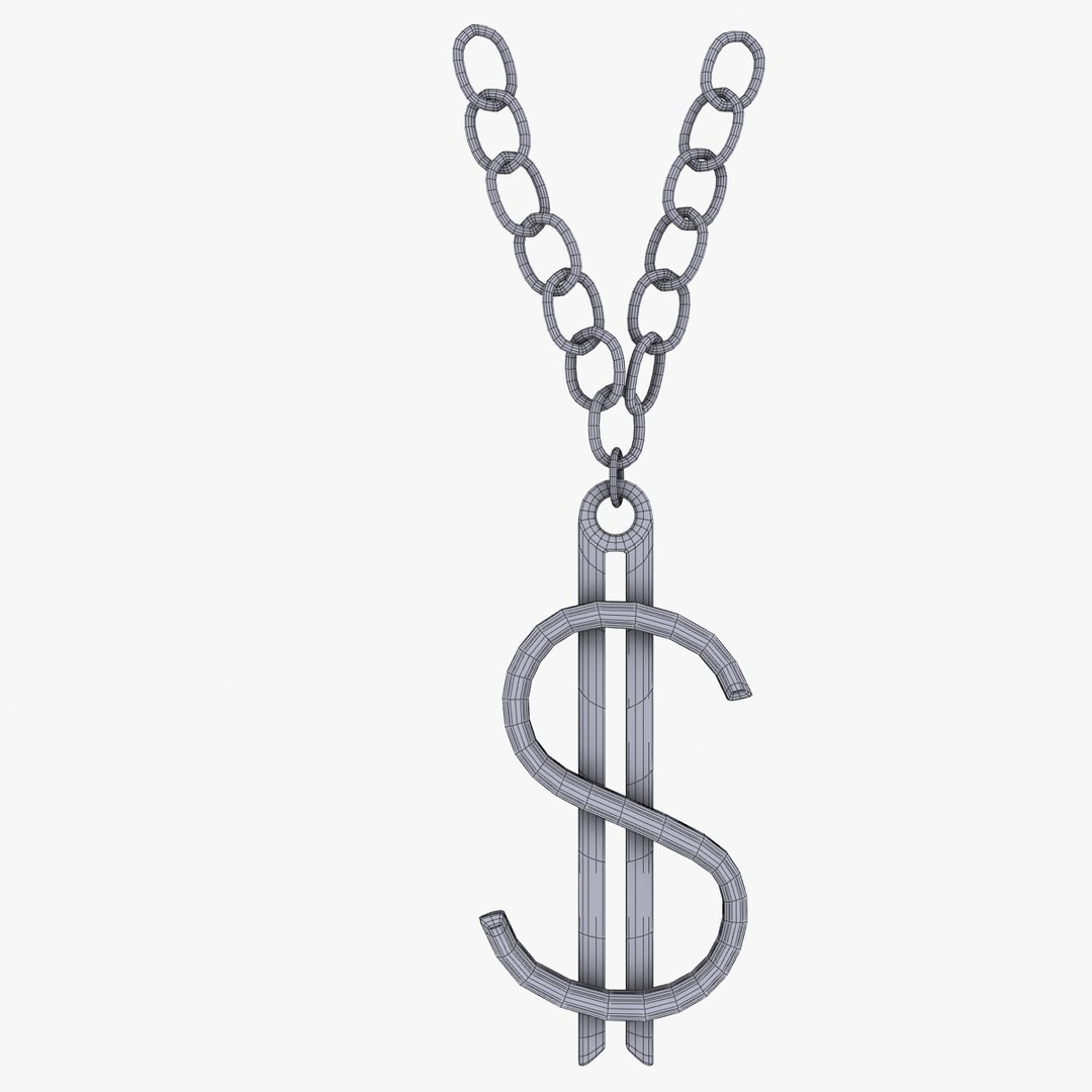 Dollar Chain 3d Model
